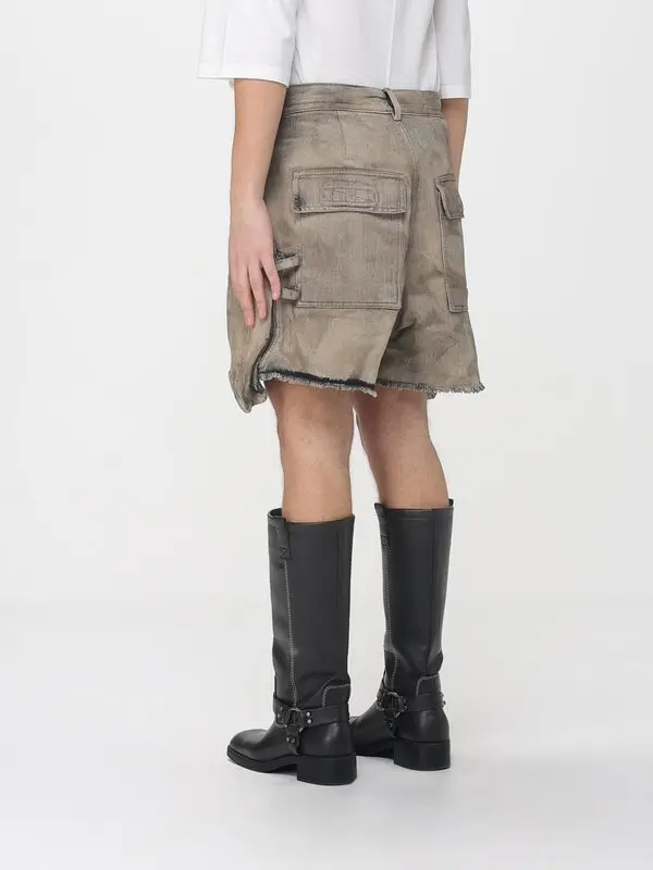 Rick Owens Stefan Cotton Shorts - Rust