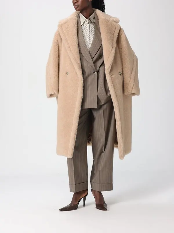 Max Mara Fur Coat Colour - Beige