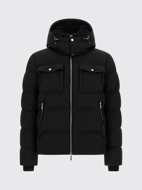 MOORER Alarick-kn Wool And Cashmere Down Jacket With Detachable Hood