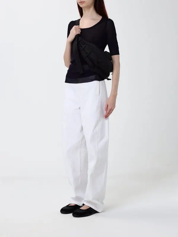 LEMAIRE Viscose And Silk Top - Blue