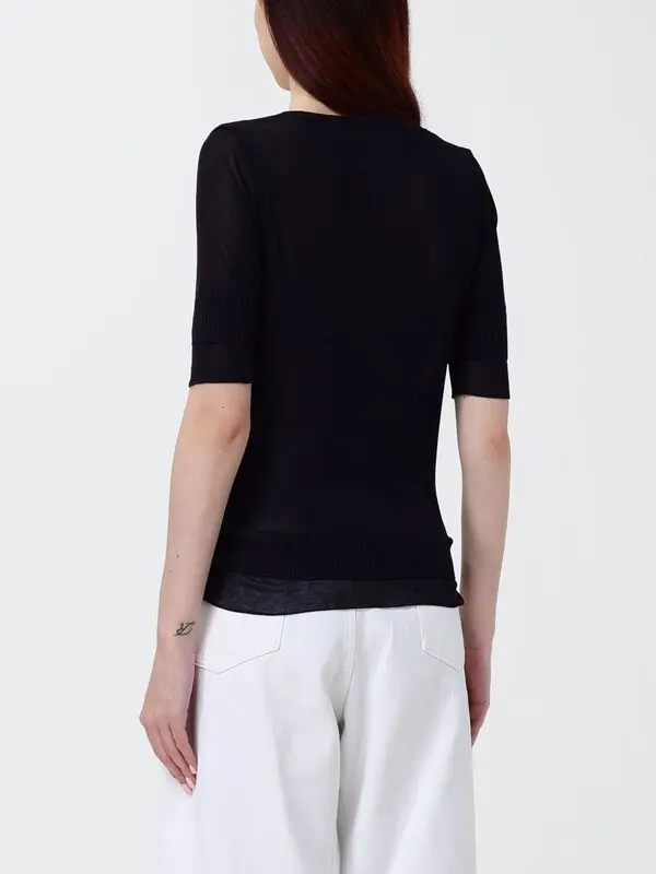 LEMAIRE Viscose And Silk Top - Blue