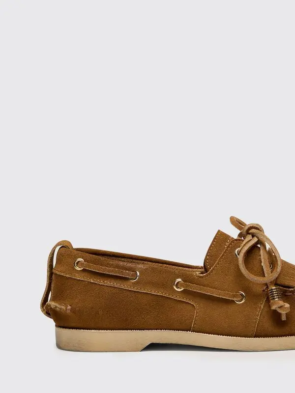 GOLDEN GOOSE Fringed Suede Loafers