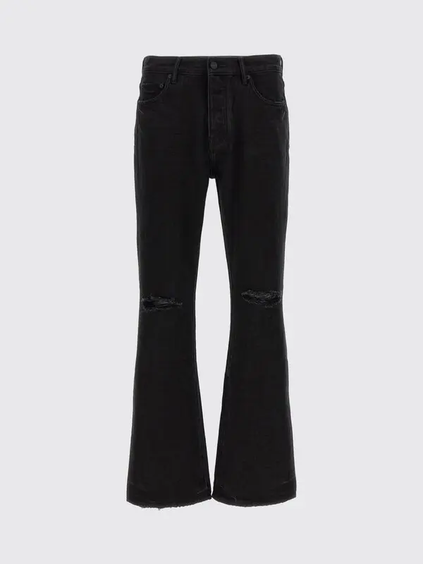 PURPLE BRAND P026 Straight-leg Denim Jeans With Worn-out Effect