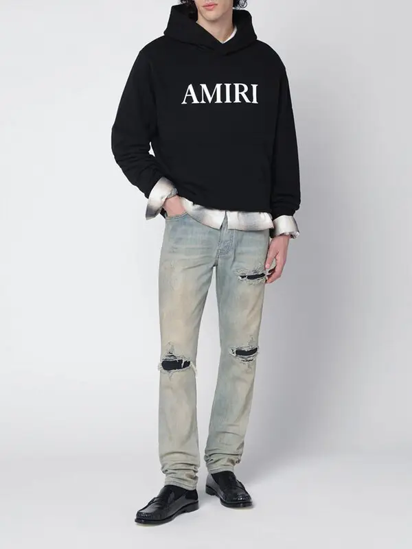 Amiri Mx1 Slim Fit Distressed Jeans