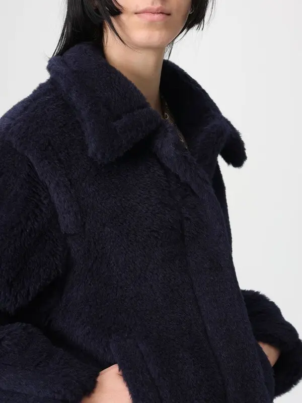 Max Mara Fur Coat Colour - Marine