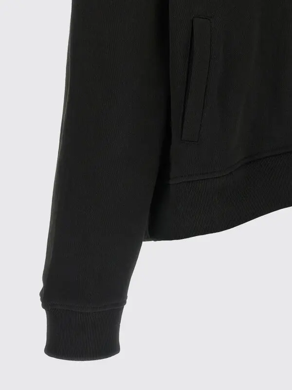 ENTIRE STUDIOS Cotton Zip-up Hoodie - Black 1