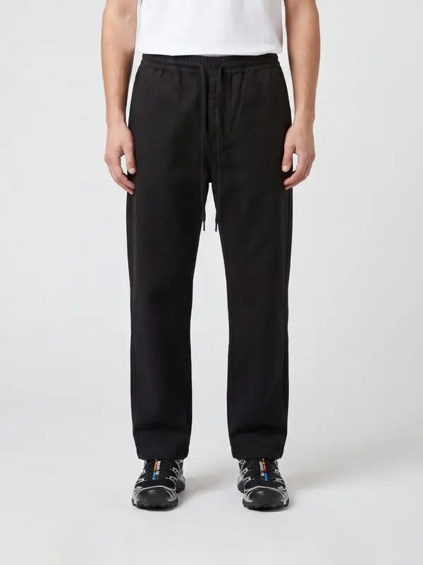 Carhartt Work In Progress Floyde Stretch-cotton Drawstring Jogging Pants With Logo