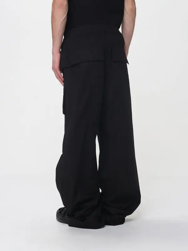 Rick Owens Cotton Flared Cargo Trousers