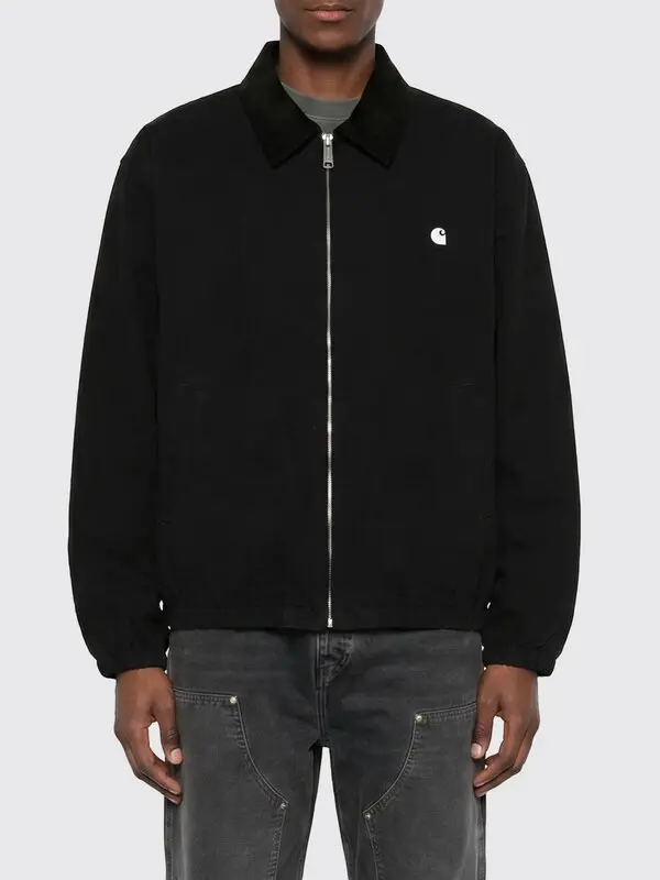 Carhartt Work In Progress Madison Relaxed Fit Cotton Jacket - Black