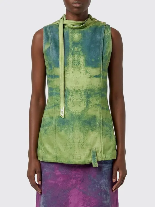 DIESEL® Sleeveless Tie Neck Top
