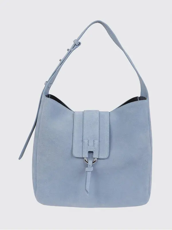 Hogan Suede Hobo Bag - Blue