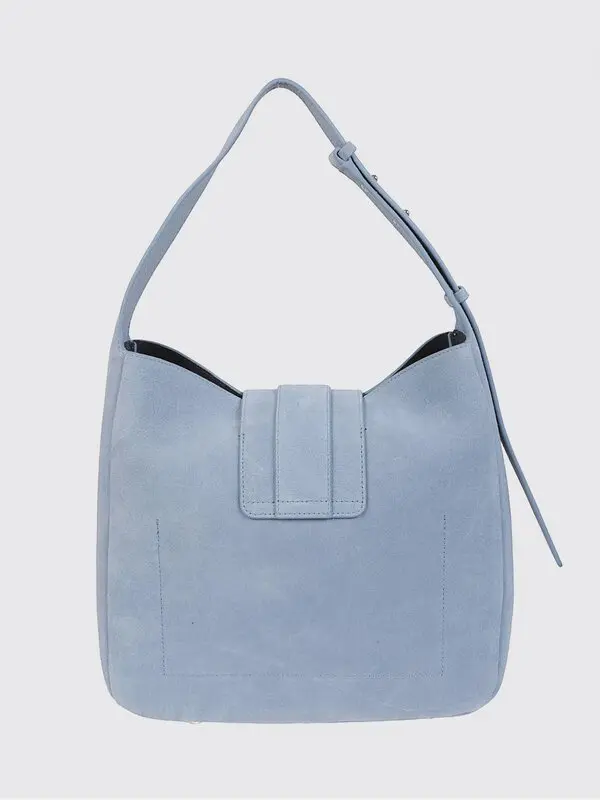 Hogan Suede Hobo Bag - Blue