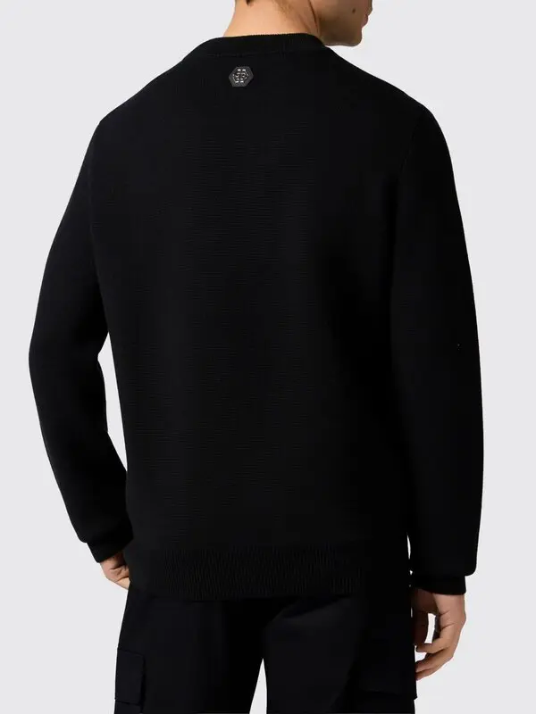 Philipp Plein Skull Embellished Crewneck Jumper