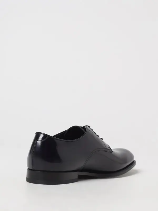 DOUCAL'S Brushed Leather Derby Shoes - Blue
