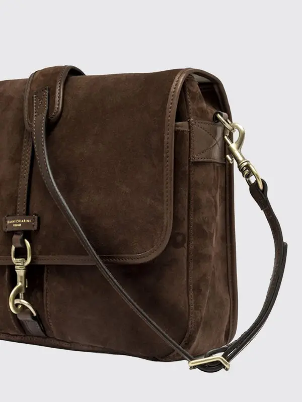GIANNI CHIARINI Berlino Suede Bag