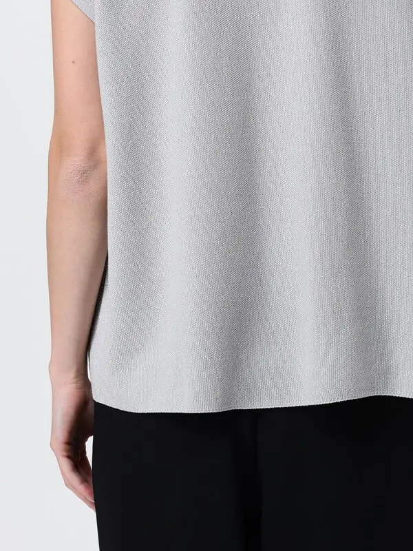 Fabiana Filippi V-neck Cotton Blend Sweater - Sky