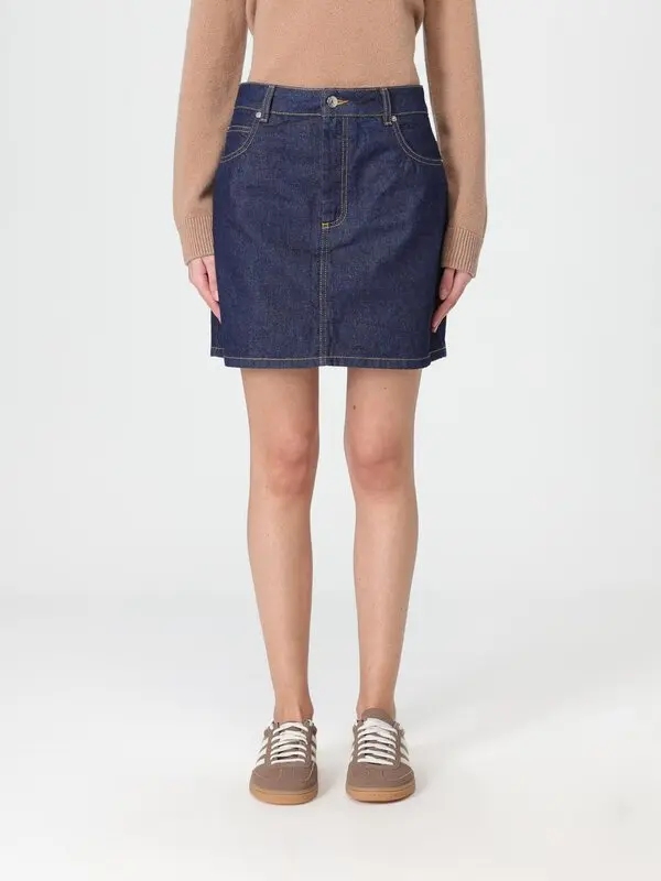 Maison Kitsuné Denim Skirt