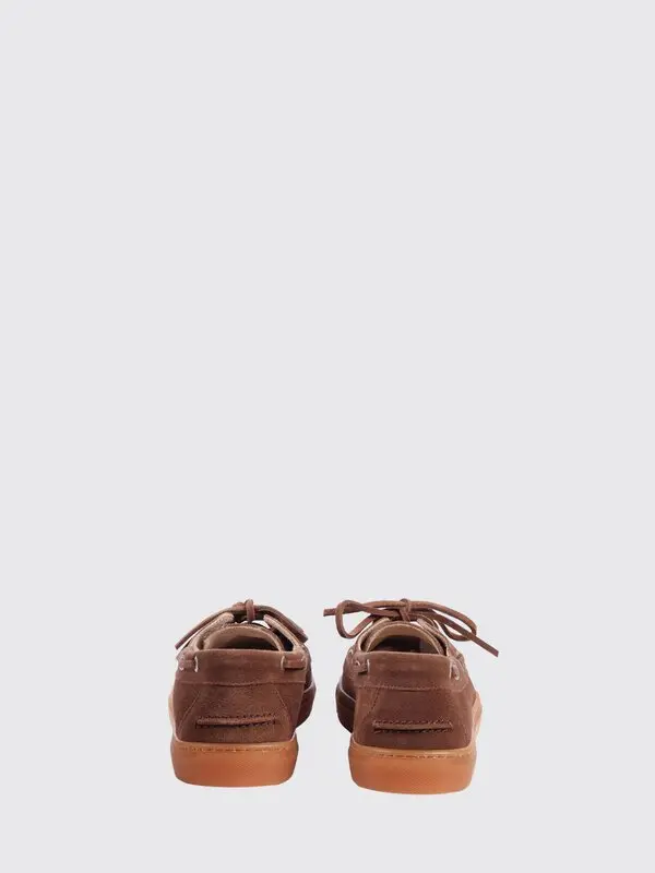 SUMMERY COPENHAGEN Paia Suede Boat Loafers - Brown