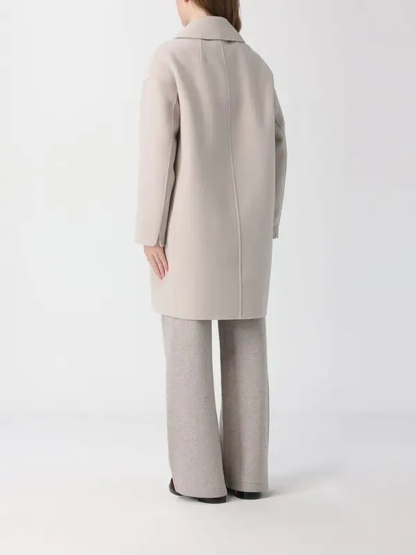 Max Mara Double Breasted Coat - Sand