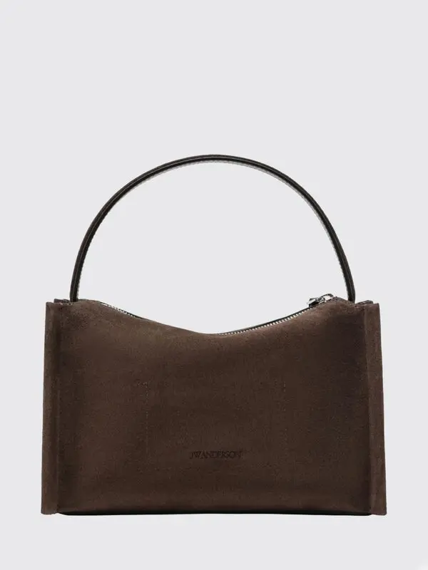 JW Anderson Loafer Suede Bag - Brown