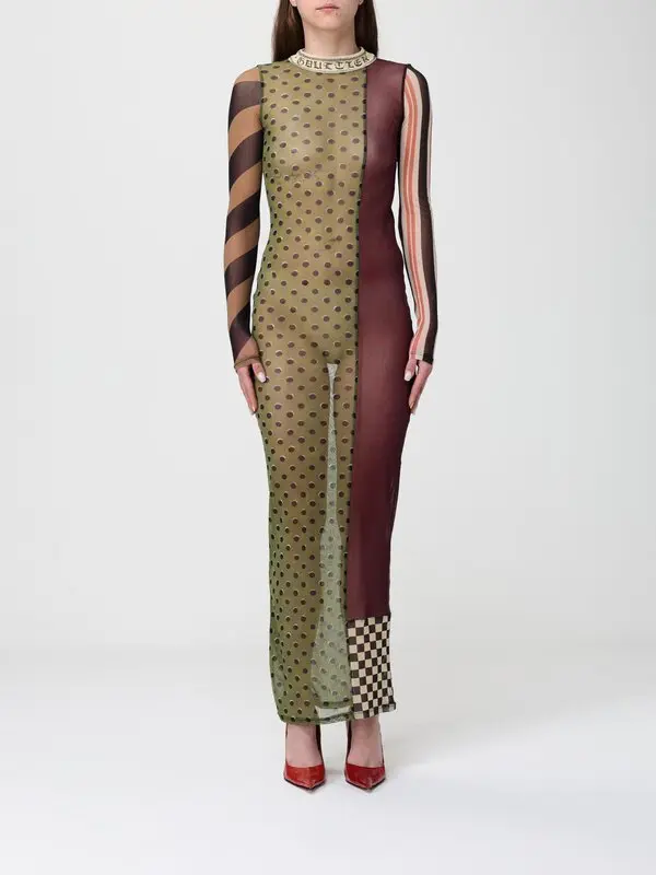 JEAN PAUL GAULTIER Printed Fabric Dress