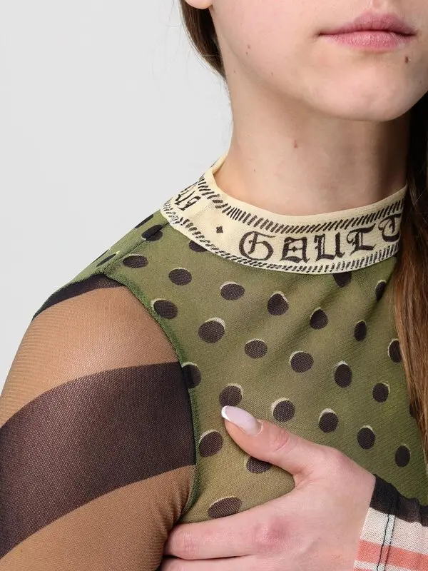 JEAN PAUL GAULTIER Printed Fabric Dress