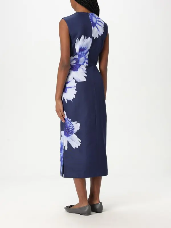 Erdem Floral Print Midi Dress