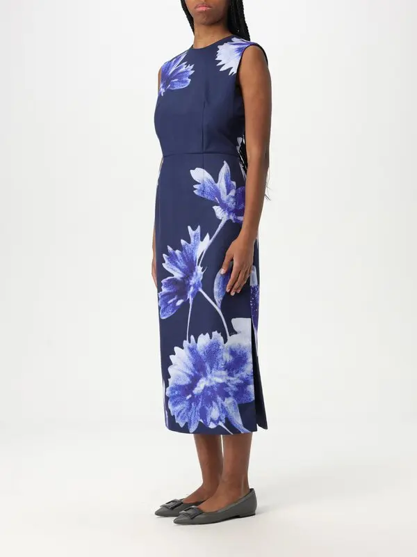 Erdem Floral Print Midi Dress