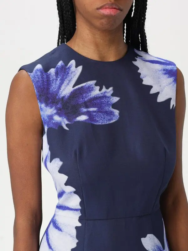 Erdem Floral Print Midi Dress