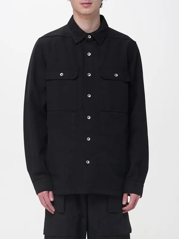 Rick Owens Cotton Shirt Jacket