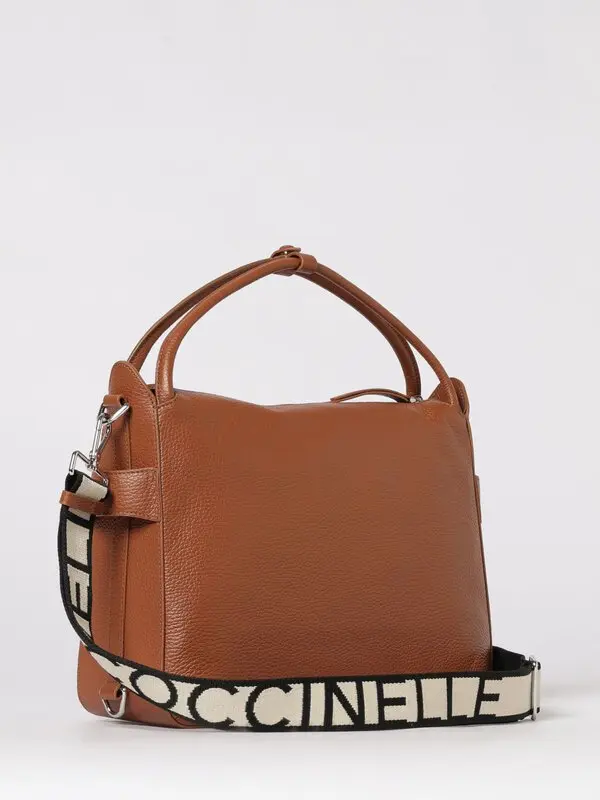 COCCINELLE Gretel Grained Leather Bag - Brown