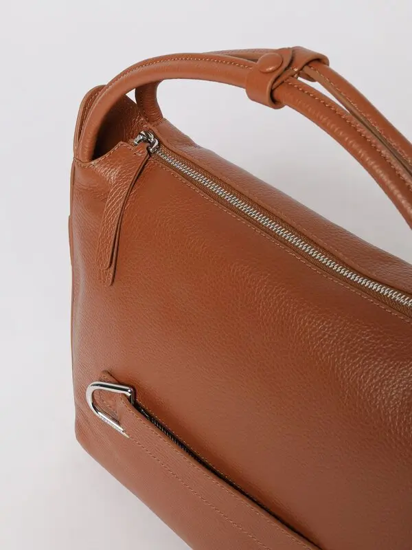 COCCINELLE Gretel Grained Leather Bag - Brown