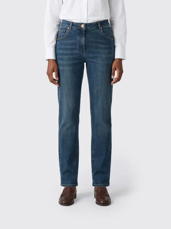 Brunello Cucinelli Skinny Fit Jeans - Blue