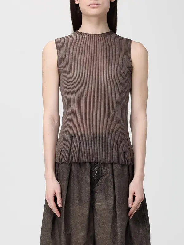 UMA WANG Ribbed Wool Top