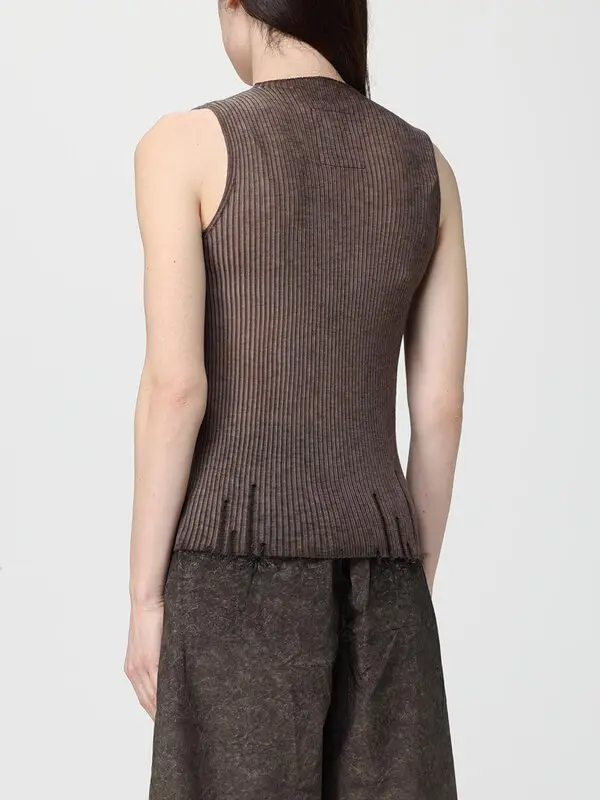 UMA WANG Ribbed Wool Top