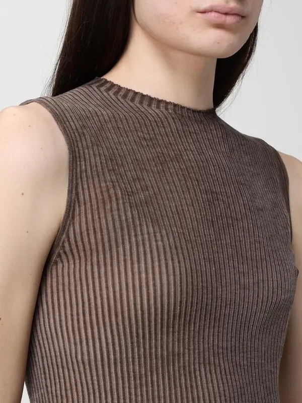 UMA WANG Ribbed Wool Top