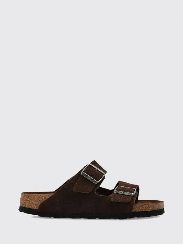 BIRKENSTOCK Arizona Suede Sandals - Brown
