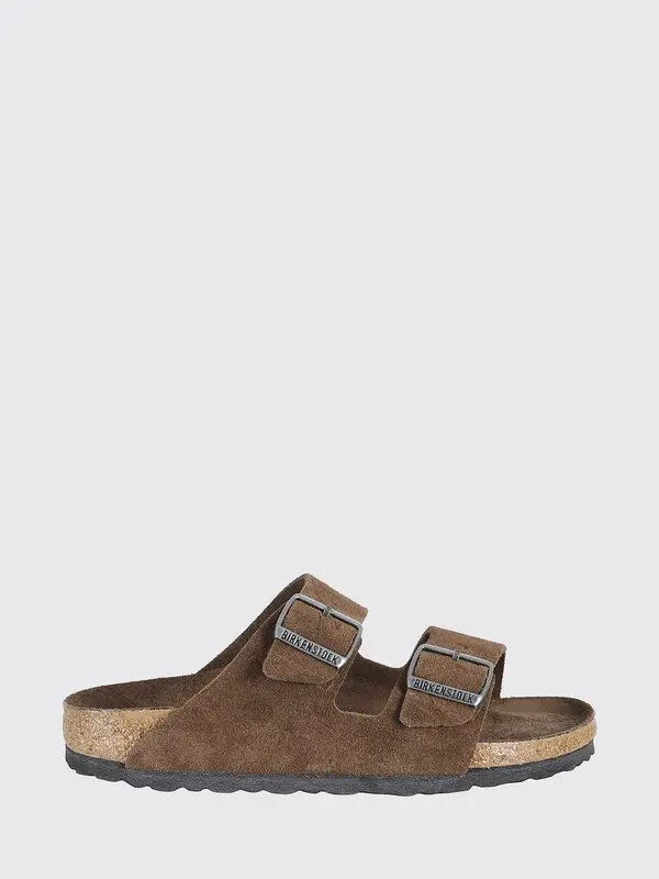 BIRKENSTOCK Arizona Suede Sandals - Brown