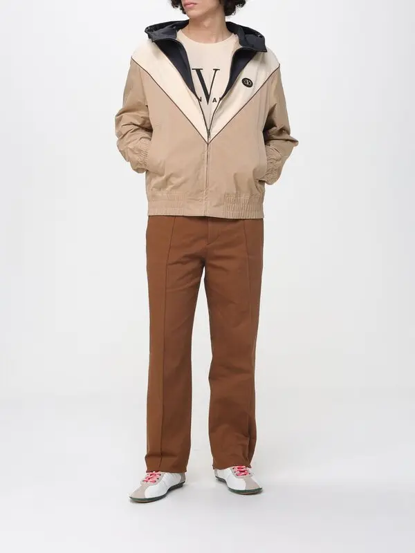 Valentino Garavani Hooded Windbreaker Jacket