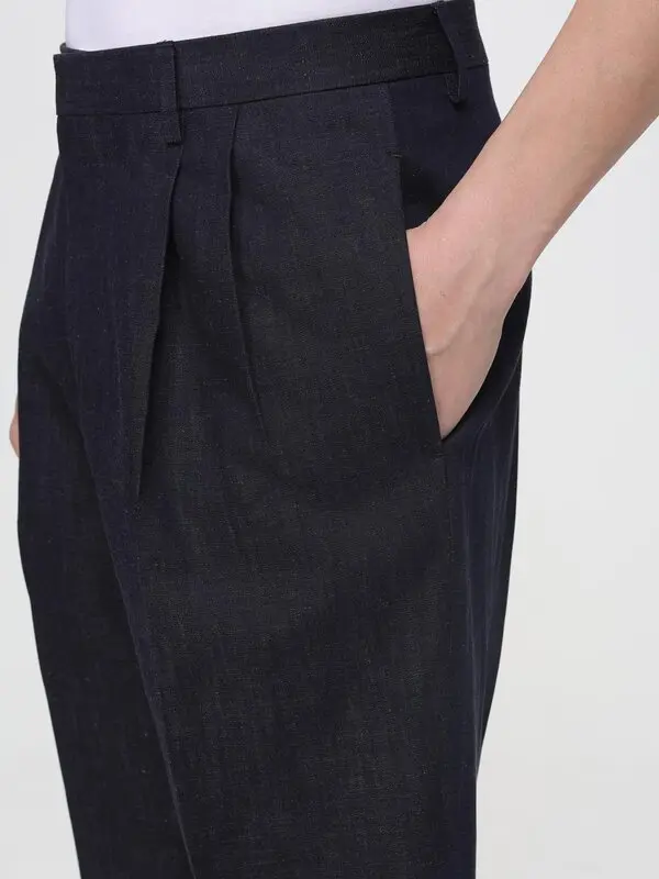 LARDINI Gabardine Tailored Trousers