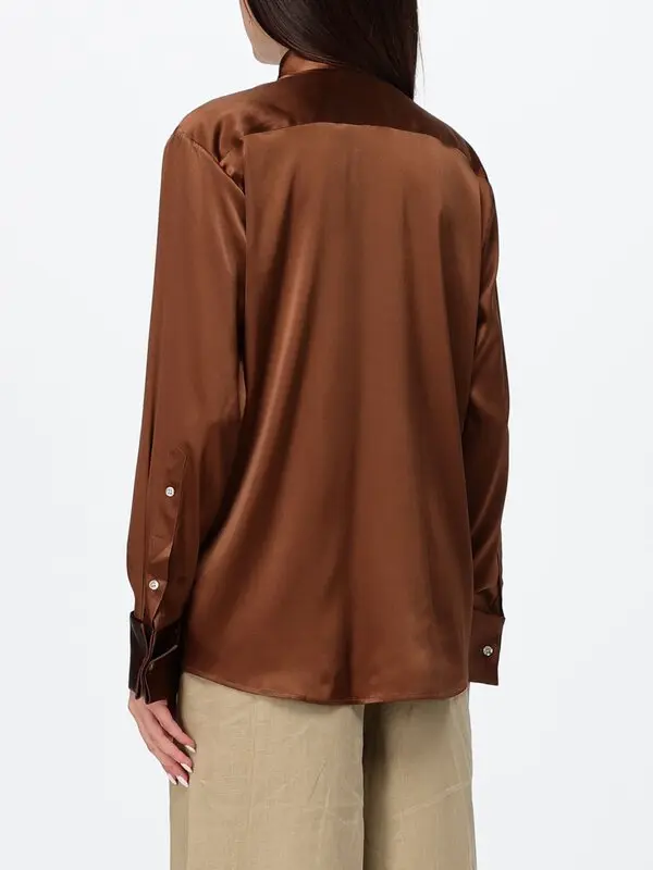 MAZZARELLI Stretch Silk Shirt With Patch Pockets