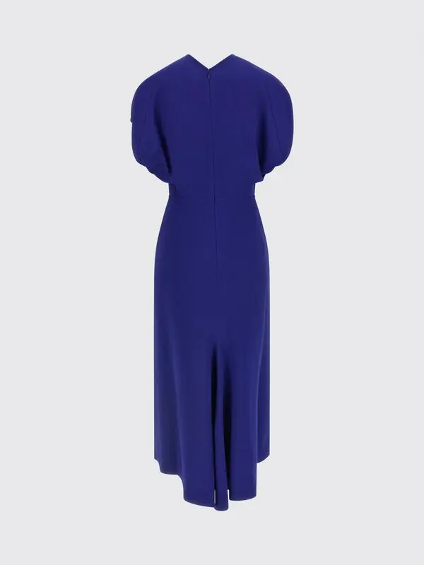 Victoria Beckham Cady Midi Dress - Blue