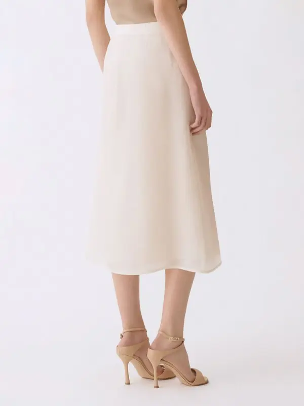 Fabiana Filippi Silk Blend Midi Skirt