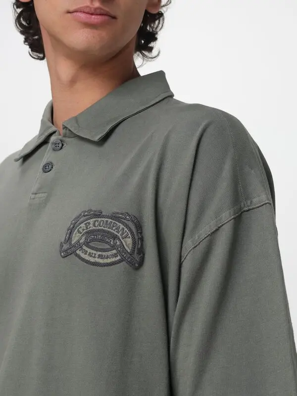 C.P. COMPANY Cotton Polo - Grey