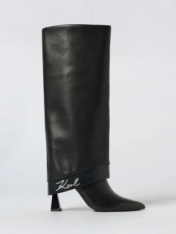Karl Lagerfeld Leather Tall Boots