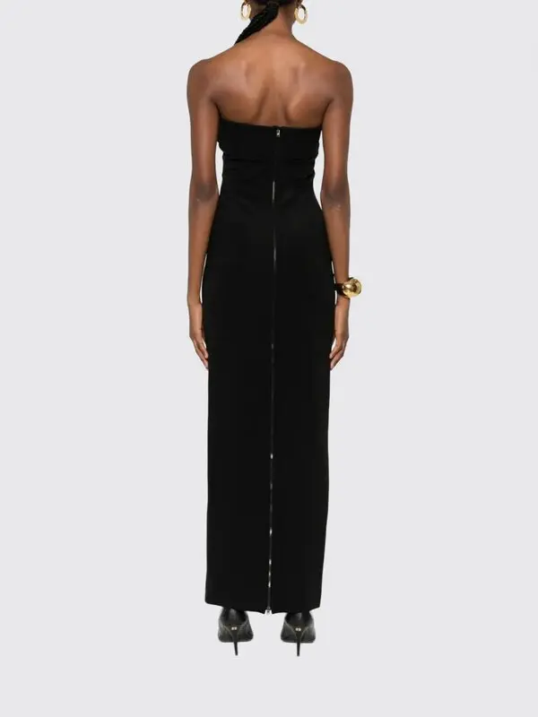 Balmain Strapless Gown With Embellishment