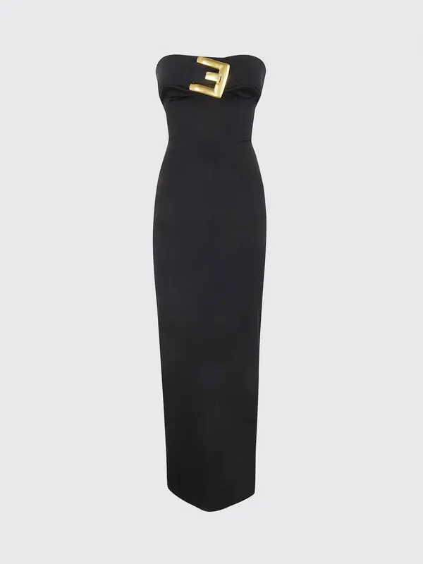 Balmain Strapless Gown With Embellishment
