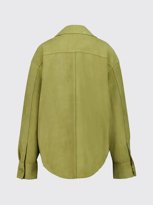 AMI Paris Suede Shirt - Green