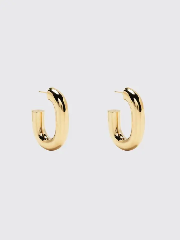 Rabanne Jewel Colour Hoop Earrings - Gold