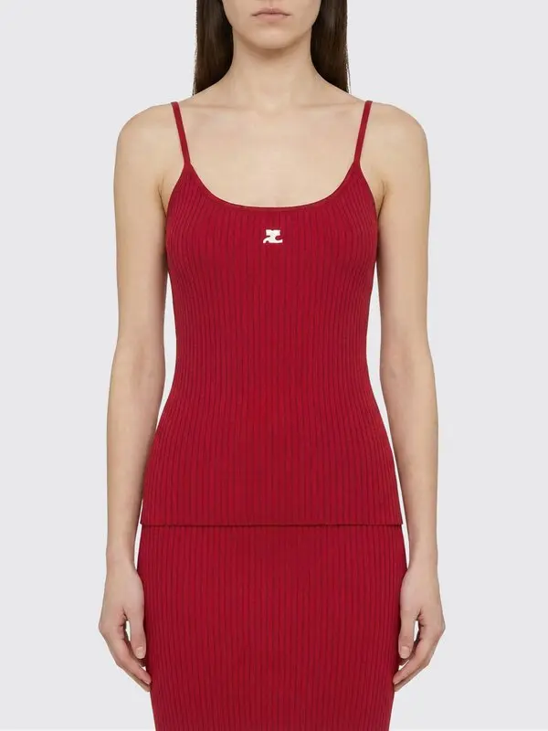 COURREGES T-shirt Colour - Red